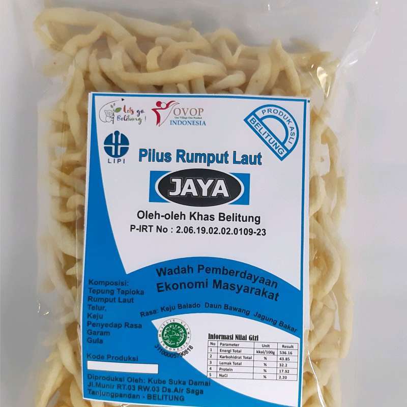 Jual Pilus Rumput Laut di Seller Krispi JAYA - Air Saga, Kab. Belitung ...
