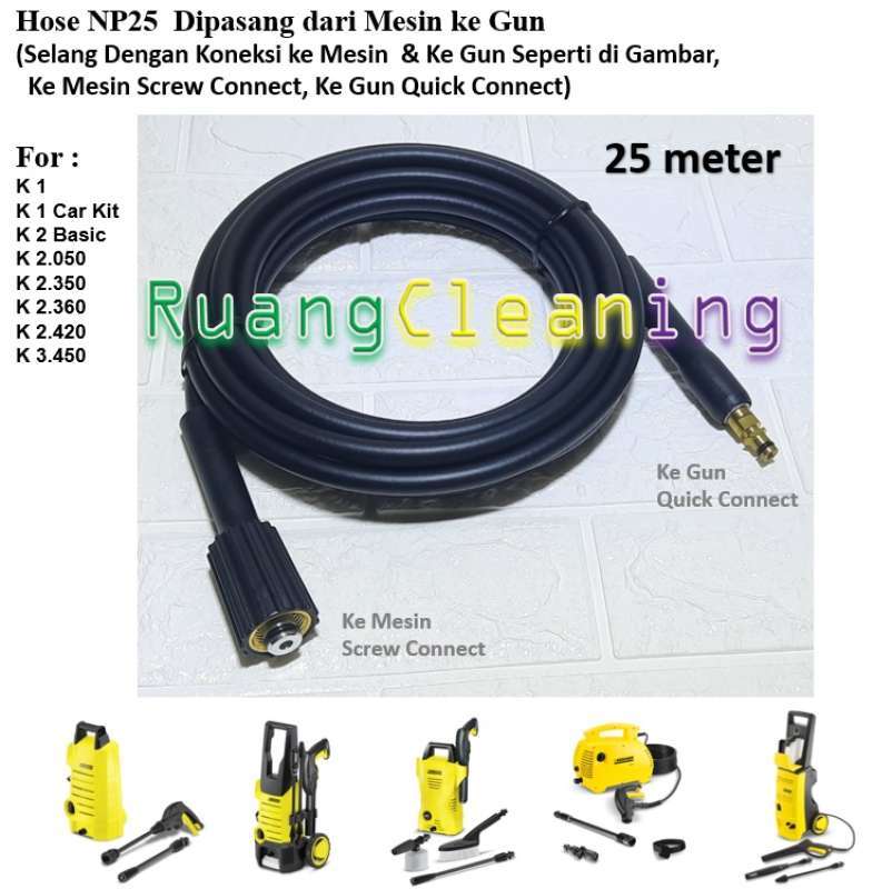 Jual Selang Karcher Hose NP25 for Karcher K1 K2 K3 High Pressure Selang ...