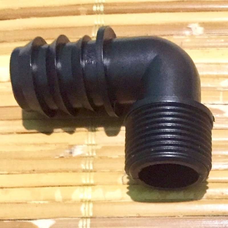 Promo Elbow Knee Connector Male Thread 3/4” inch to Selang PE 25mm ...