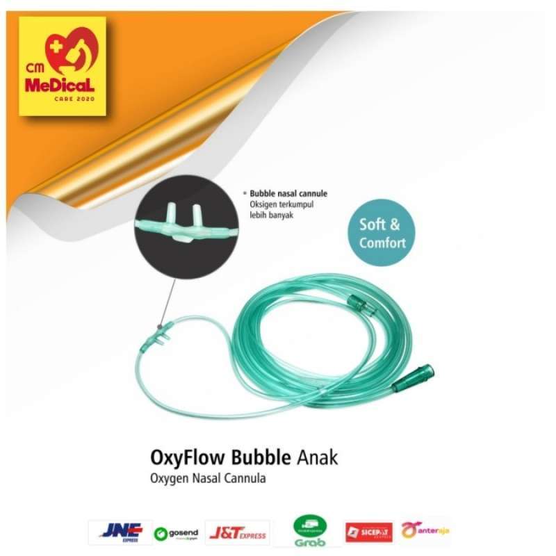 Jual Oxyflow Bubble Nasal Canule Oxygen / Selang Oksigen Anak Di Seller ...