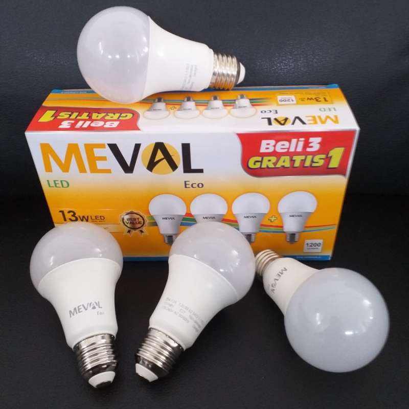 Jual Paket MEVAL Lampu LED 13w 4 IN 1/Lampu LED 1 Paket ISI 4 Model ... Jual Paket MEVAL Lampu LED 13w 4 IN 1/Lampu LED 1 Paket ISI 4 Model ...