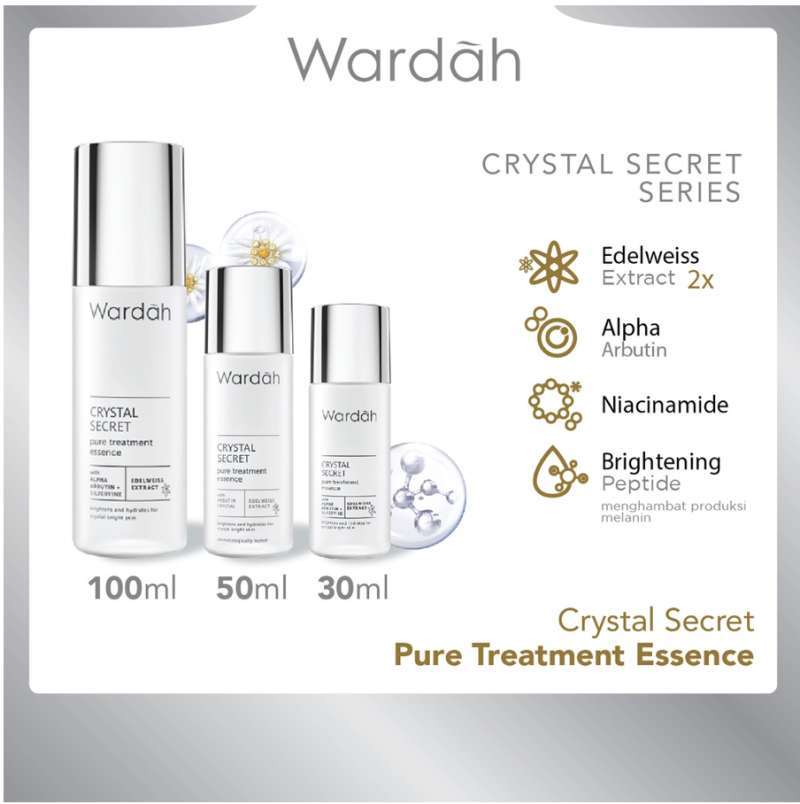 Promo Wardah Crystal Secret Pure Treatment Essence - Essence untuk ...