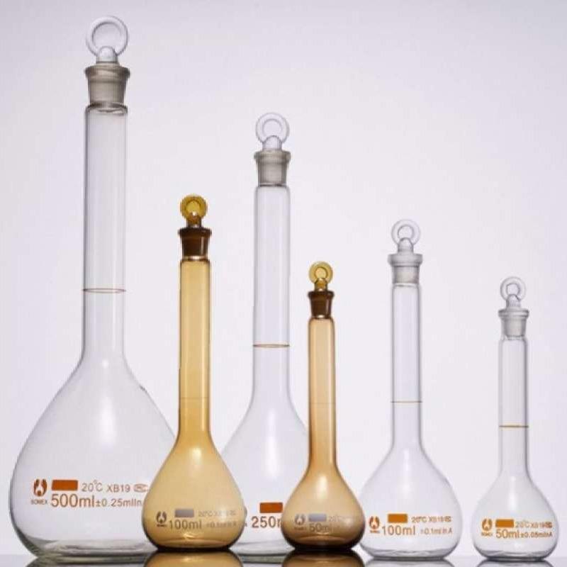 Promo BOMEX Transparent Volumetric Flask/ Labu Volumetri / Labu Ukur ...