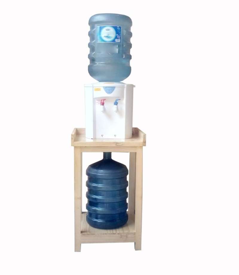 Promo Rak Tempat Dispenser / Meja Kayu Serbaguna Diskon 10% di Seller ...