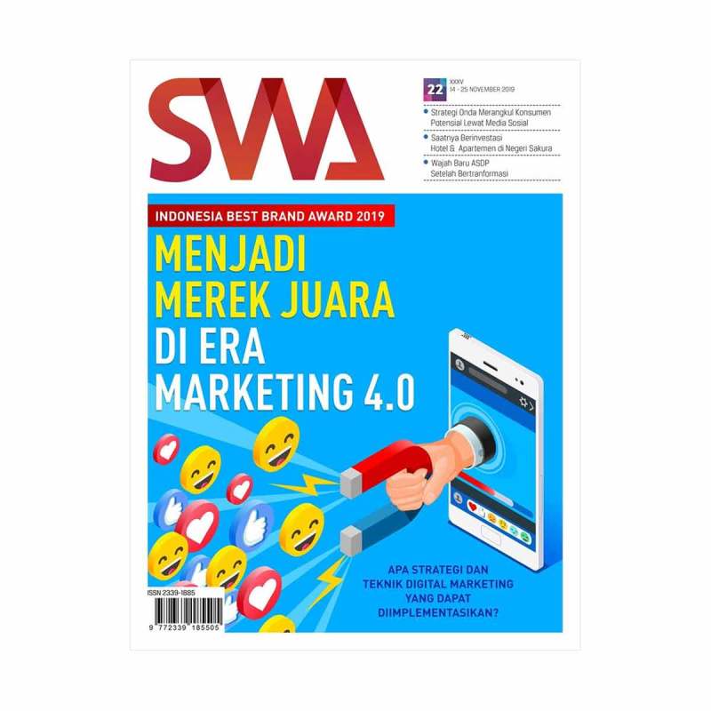 Promo SWA Edisi 22/2019 Indonesia Best Brand Award 2019 Menjadi Merek Juara di Era Marketing 4.0 ...