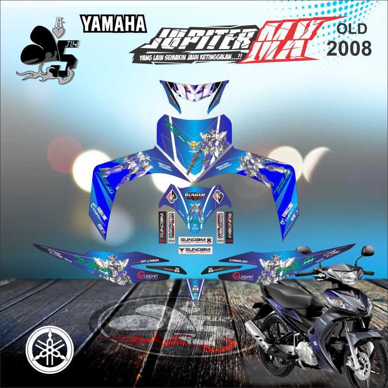 Jual STICKER DECAL YAMAHA JUPITER MX 2008 FULL BODY GUNDAM di Seller ...