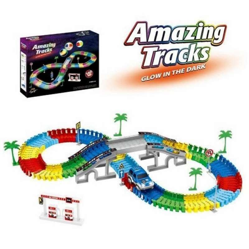 Jual Mainan Magic Twister Track Mobil Baterai Jalur Trek Kereta Bisa ...