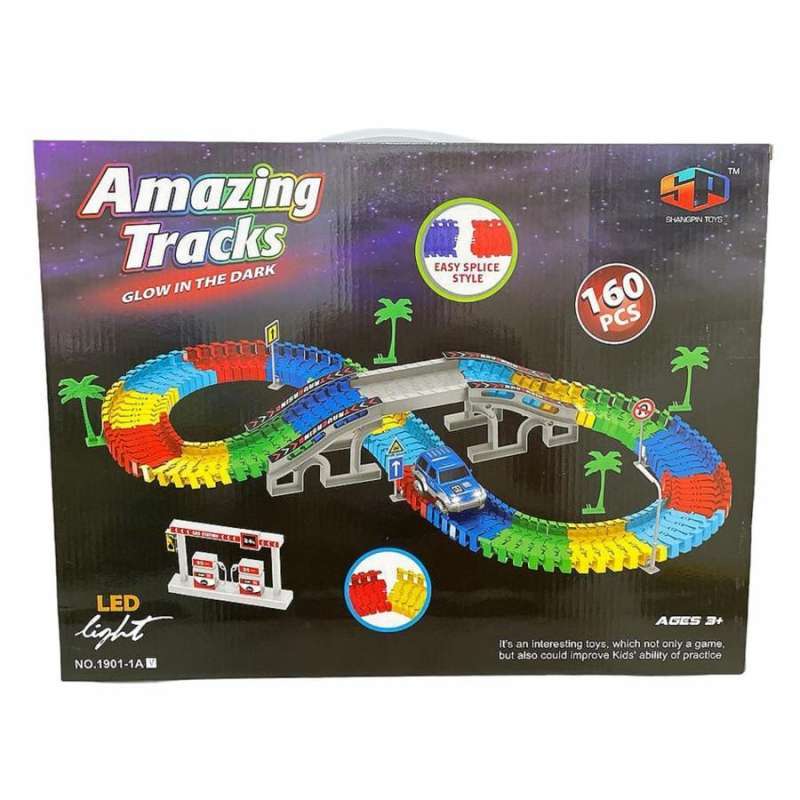 Jual Mainan Magic Twister Track Mobil Baterai Jalur Trek Kereta Bisa ...