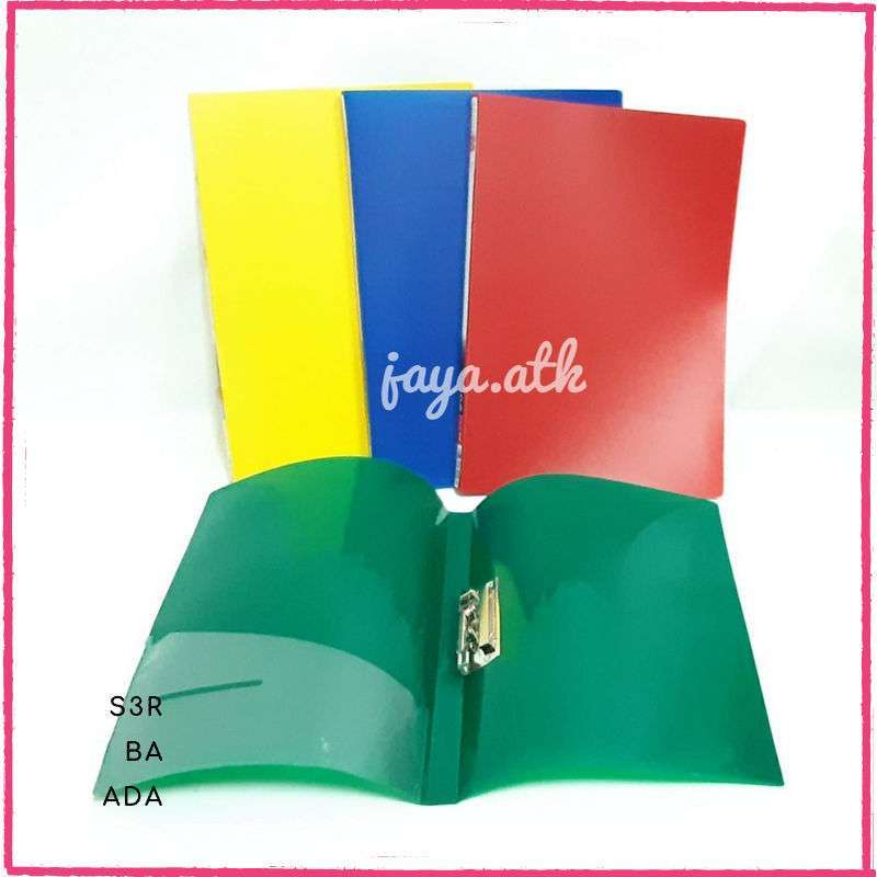 Jual Alat tulis MAP PLASTIK DOKUMEN JEPIT KLIP FILE CLIP FILE FOLIO F4 ...
