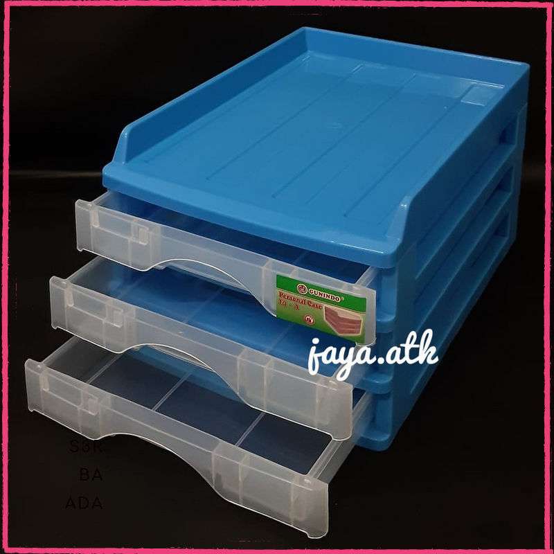 Jual Alat tulis RAK KERTAS DOKUMEN 3 SUSUN MEJA TINGKAT 3 SUSUN PLASTIK ...
