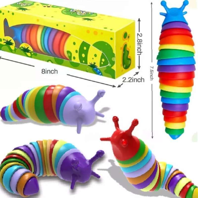 Jual MAINAN ULAT FIDGET SENSORIK TANGAN ~ FIDGET SLUG ARTICULATING STIM ... Jual MAINAN ULAT FIDGET SENSORIK TANGAN ~ FIDGET SLUG ARTICULATING STIM ...