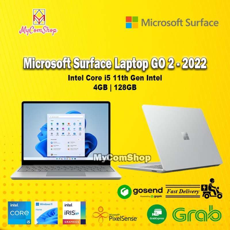 Jual MICROSOFT SURFACE LAPTOP GO 2 i5-1135G7 4GB RAM 128GB SSD 12.4” di ...