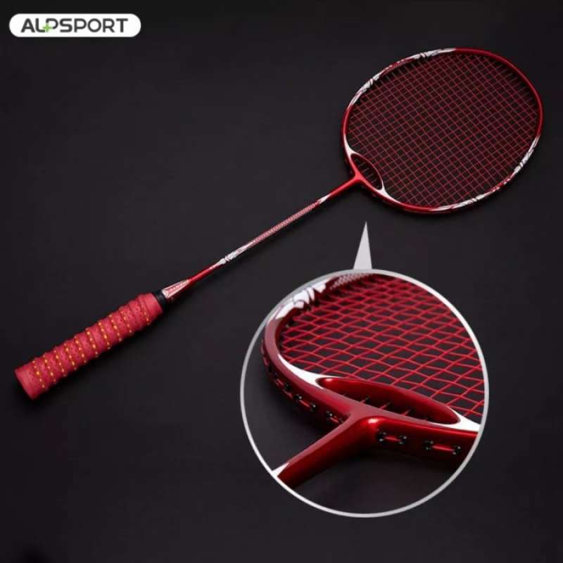 Promo ALP ZHANYU 4U 38Lbs Raket Magnetis Ringan Raket Badminton ...
