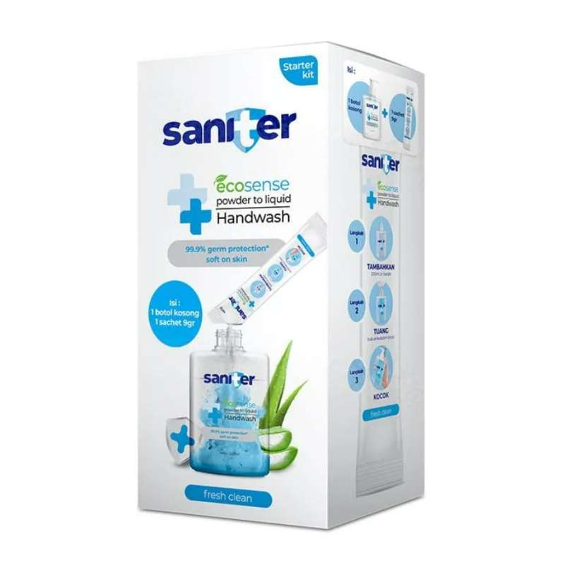 Jual WHS - Saniter Hand Wash - Sabun Cuci Tangan Fresh Clean Starter ...