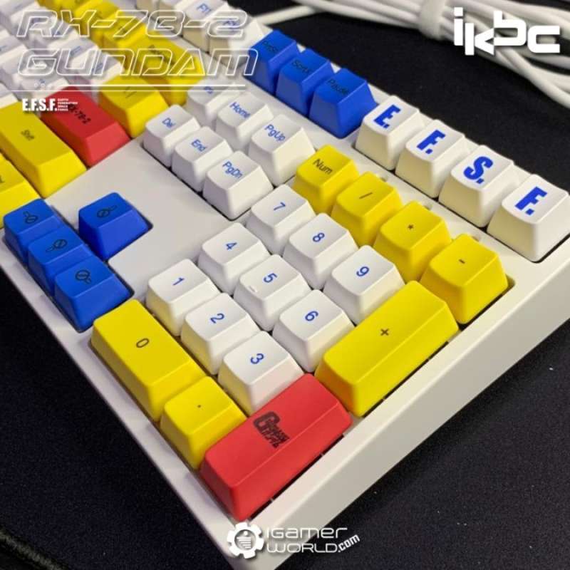 Promo Ikbc Gundam Rx-78-2 Fullsize C210 Mechanical Gaming Keyboard ...