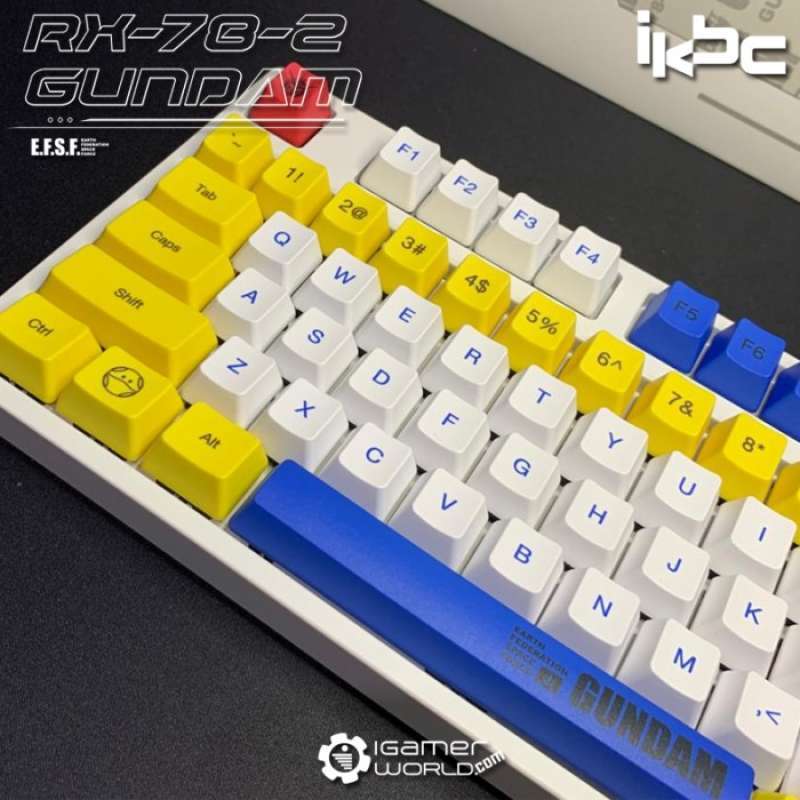 Promo Ikbc Gundam Rx-78-2 Fullsize C210 Mechanical Gaming Keyboard ...