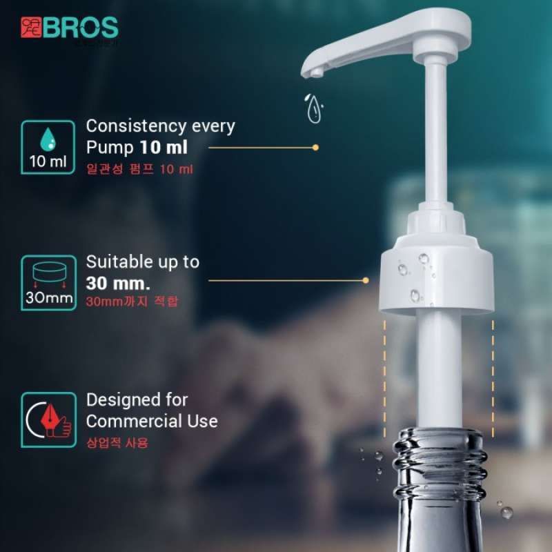 Jual POMPA SYRUP WHITE UNIVERSAL 10 ML MONIN DENALI SYRUP PUMP CAFE ...