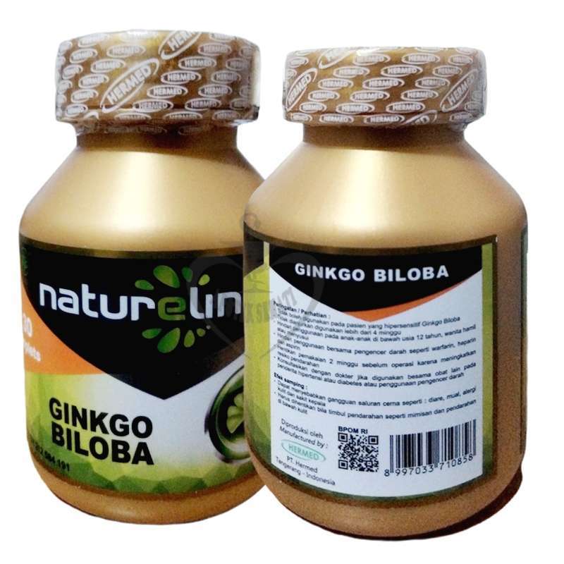 Promo Natureline Ginkgo Biloba Hermed 30 Kapsul Suplemen Kesehatan ...