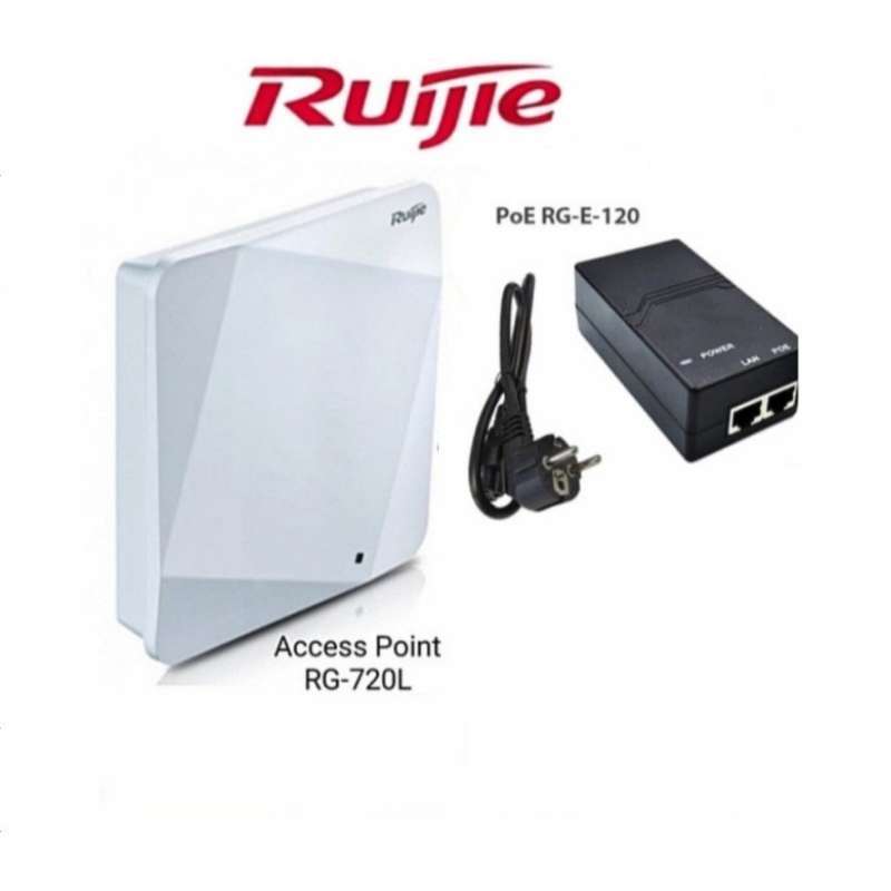 Promo Ruijie Access Point Rg-ap720l Indoor Wireless + Rge120 Rg Ap720l ...