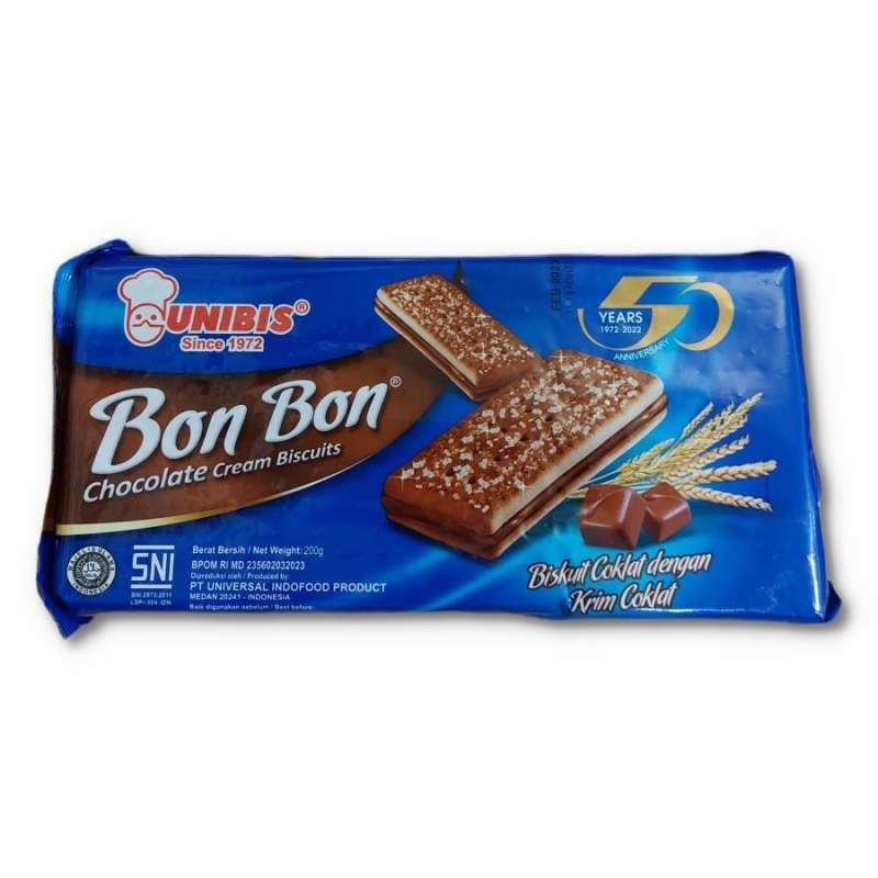 Jual Unibis Bon Bon Chocolate Cream Biscuits 200g Di Seller Jco Mart ...