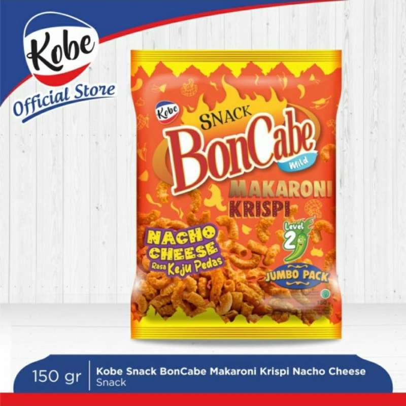 Jual Bon cabe makaroni krispi nacho cheese 150g di Seller jco mart ...