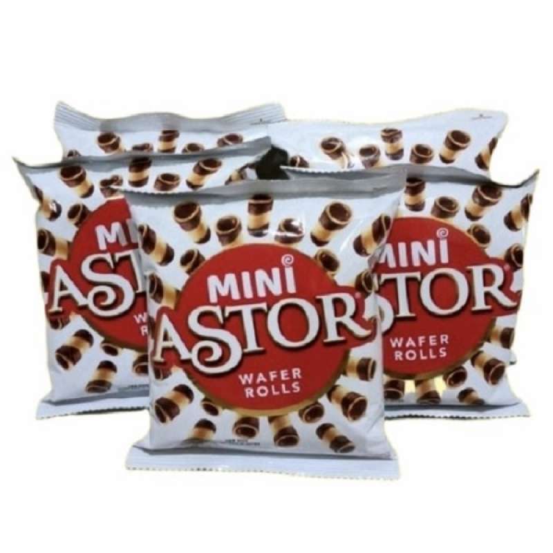 Promo Astor Mini Wafer Rolls Coklat 27g 1 Pak Isi 6 Bungkus Diskon 13% ...