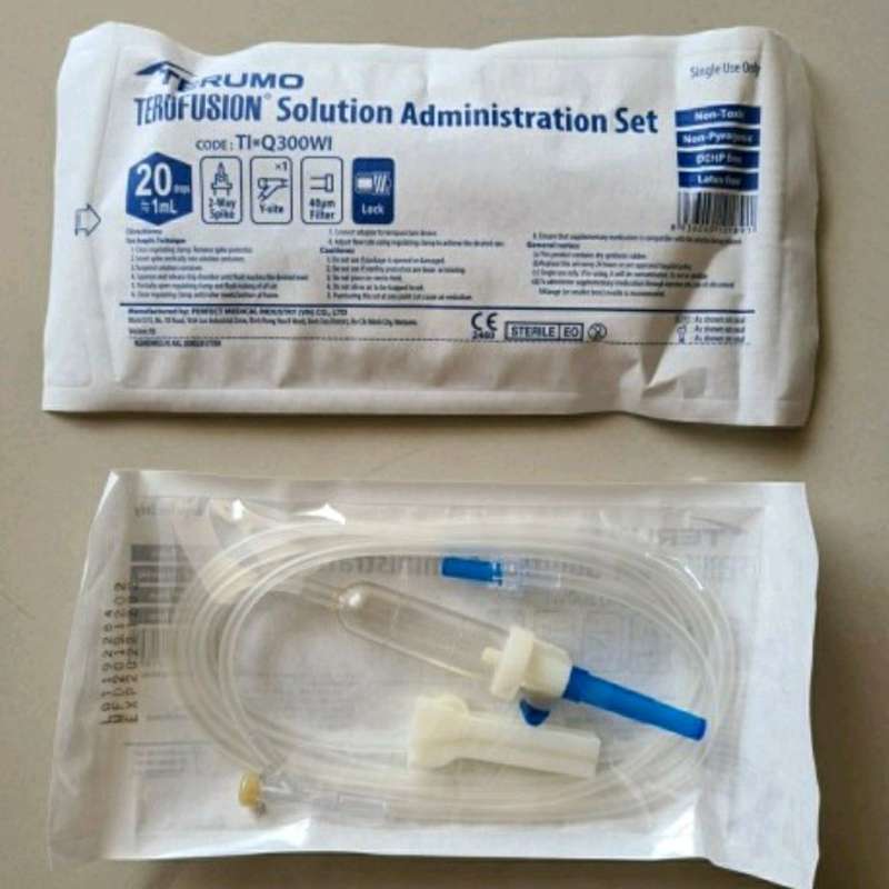 Promo Infusion Set Dewasa Terumo/Infuset Terumo/Selang Infus Dewasa ...