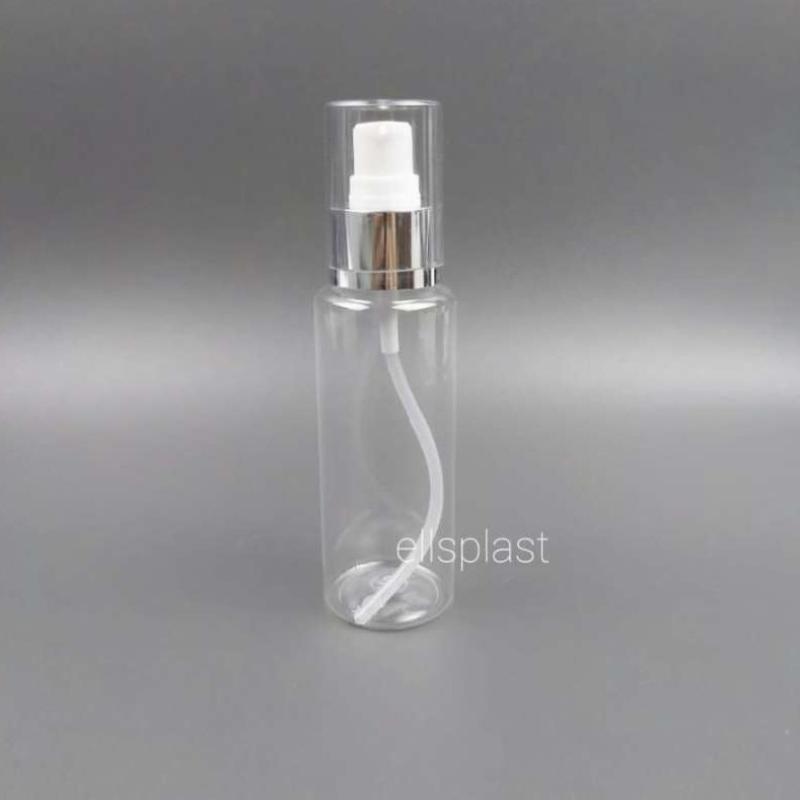 Jual BOTOL PUMP TREATMENT SILVER 100 ML /BOTOL RF 100 ML NATURAL TUTUP PUMP di Seller ELLSPLAST ...
