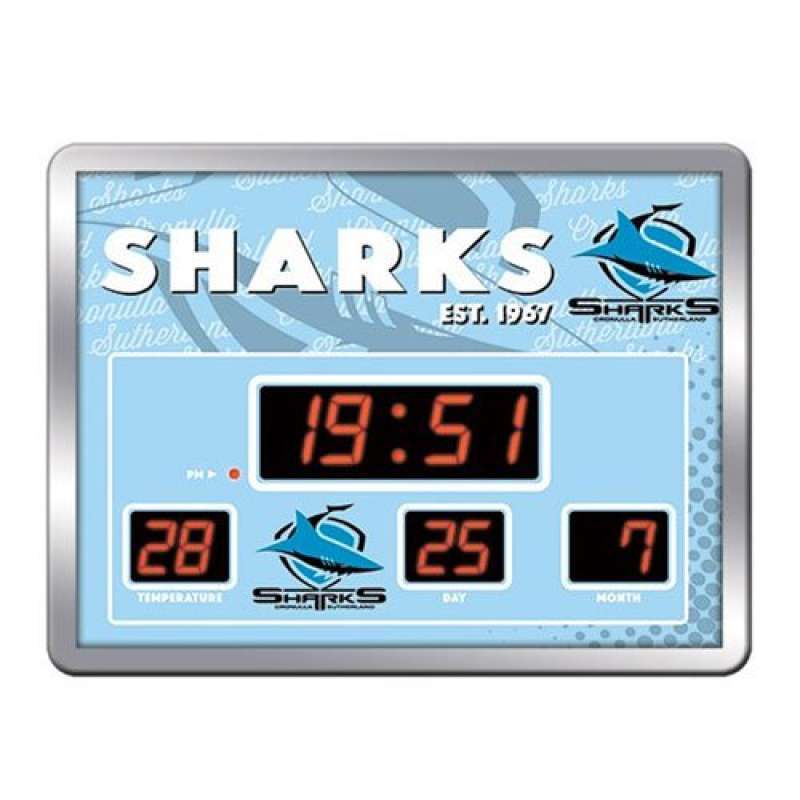 Jual NRL LED Scoreboard Clock - C.S. Sharks di Seller LatestBuy - 6053 ...