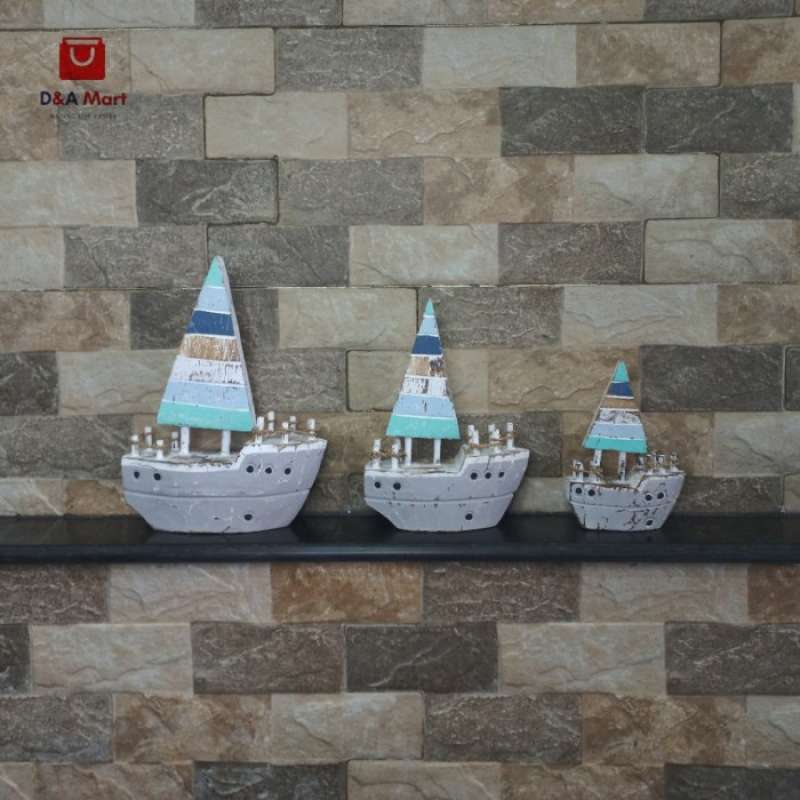 Promo DEKORASI RUMAH RUSTIK PERAHU LAYAR UNIK HOME DECOR Diskon 50% di ...