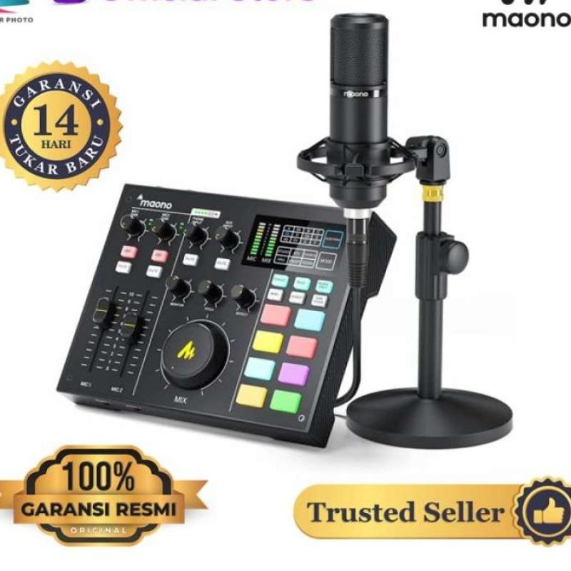 Jual Maono Sound Card Kit AU-AM100 -K1 Perlengkapan Podcast di Seller ...