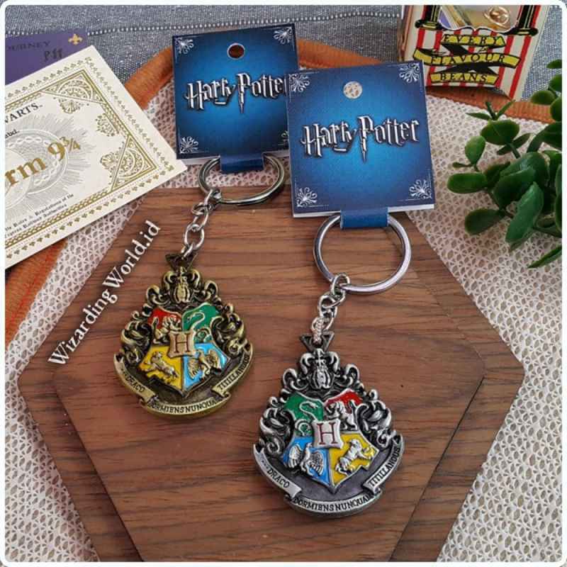 Jual Gantungan Kunci Keychain Key Chain Hogwarts Crest Harry Potter ...