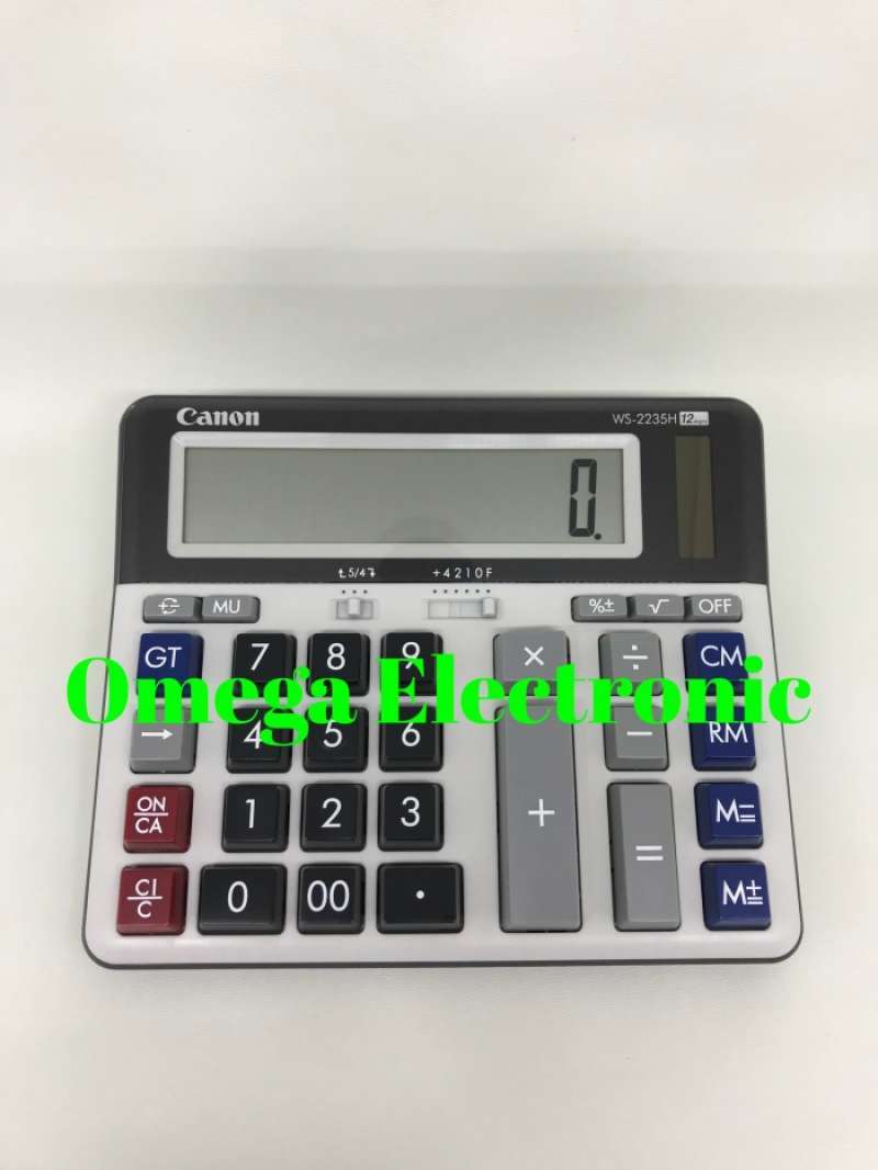 Promo Canon Ws-2235H - Calculator Desktop Kalkulator Meja Kantor 12 ...