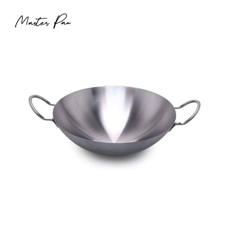 Promo Master Pan Wajan Stainless Steel 32 Cm Wok Diskon 17% Di Seller ...