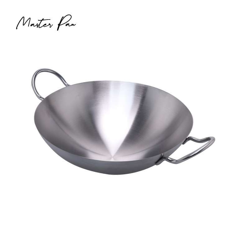 Promo Master Pan Wajan Stainless Steel 32 Cm Wok Diskon 17% Di Seller ...