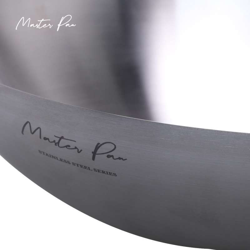 Promo Master Pan Wajan Stainless Steel 32 Cm Wok Diskon 17% Di Seller ...