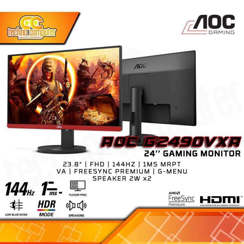 Jual Monitor Aoc G2490vxa Gaming Monitor - 24 Inch, Fhd (1920 X 1080 ...