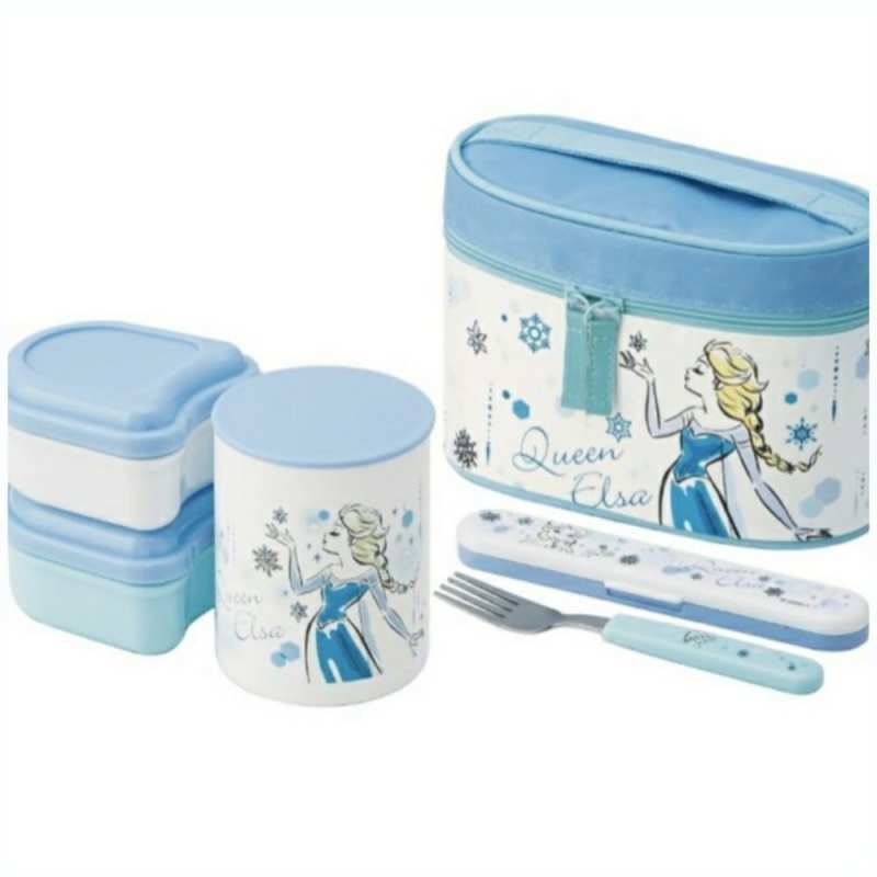 Jual Disney Lunchbox Set Frozen Skater Japan Jepang Lunch Box Elsa Kode ...