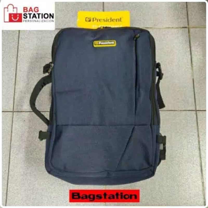 Jual Tas Ransel Laptop Backpack President Grey Expanding Original ...