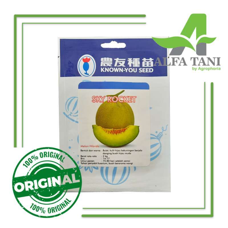 Jual Benih Melon Sky Rocket 10 Gram / Known You Seed Di Seller Toko ...