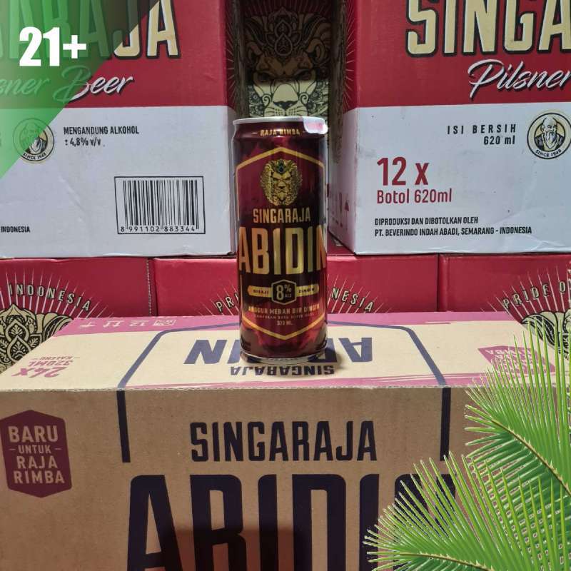 Promo Beer Singaraja Anggur Merah Abidin Can Bir Kaleng 320ml Diskon 38 ...