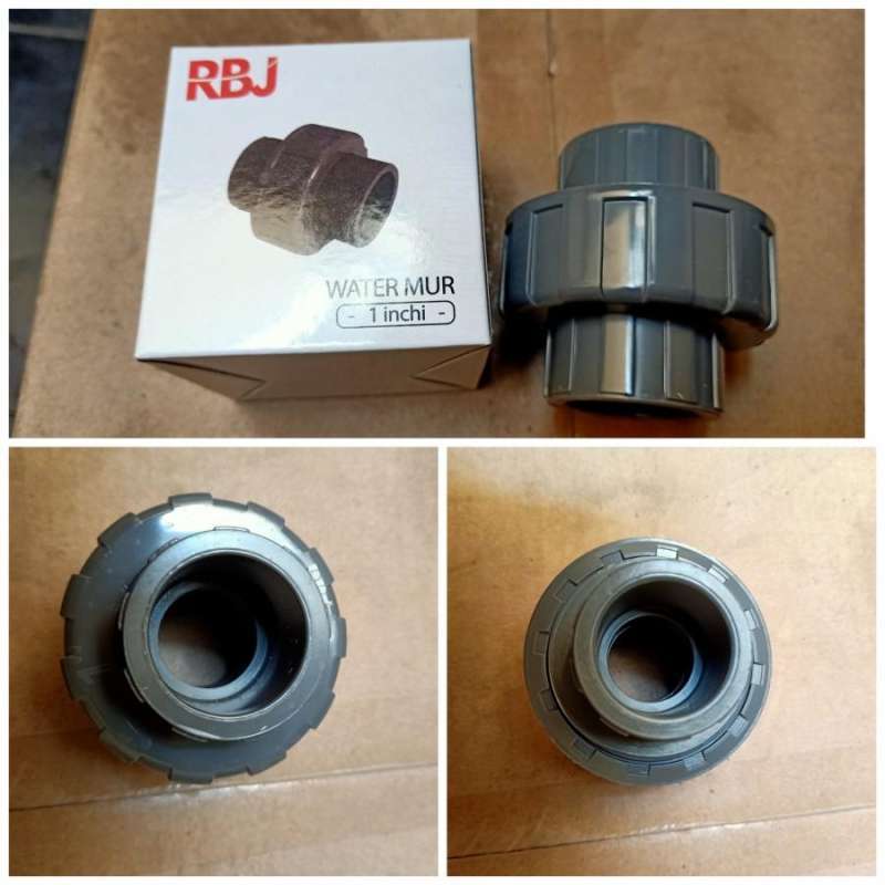 Jual Watermur Water Mur Pvc 1 Inch Polos Tanpa Drat Rbj Union Sock di Seller TB Bintang-Terang ...