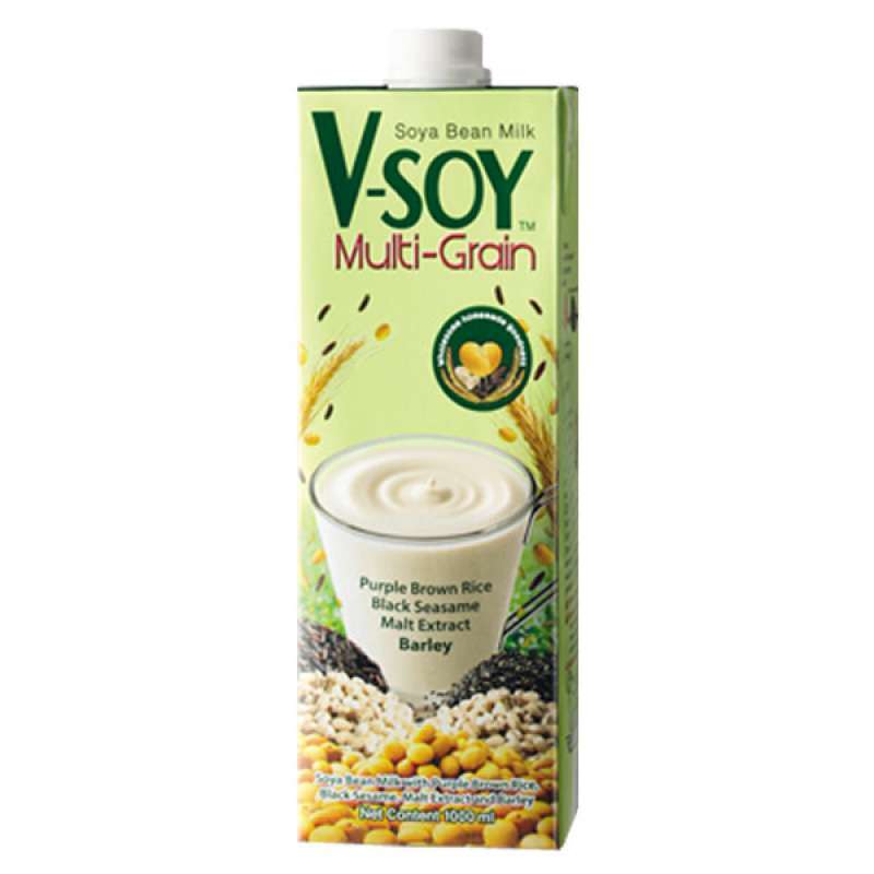 Jual V-SOY MULTI GRAIN SOYMILK 1 LITER di Seller Primo Sunset Point ...