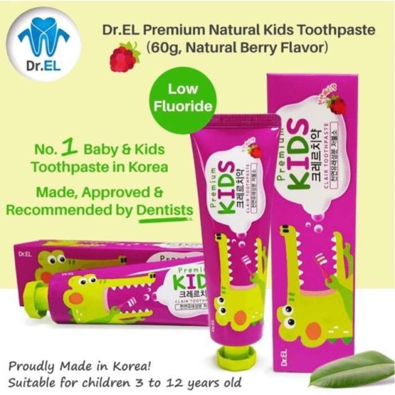 Jual Dr El Premium Organic Toothpaste (Korea) Baby & Kids di Seller ...