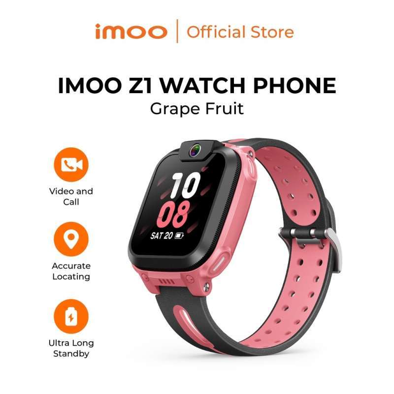 Jual imoo Watch Phone Z1 Pink HD Video Call Ultra Long Standby 7 Day ...