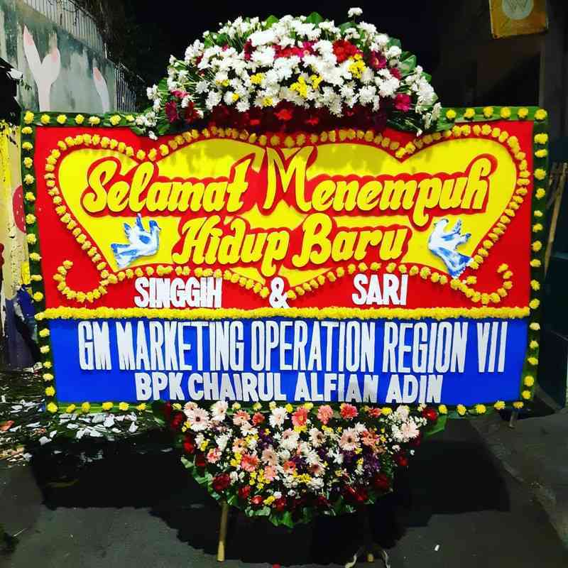 Promo Bunga Papan Wedding Papan Bunga Karangan Bunga Diskon 8% Di ...