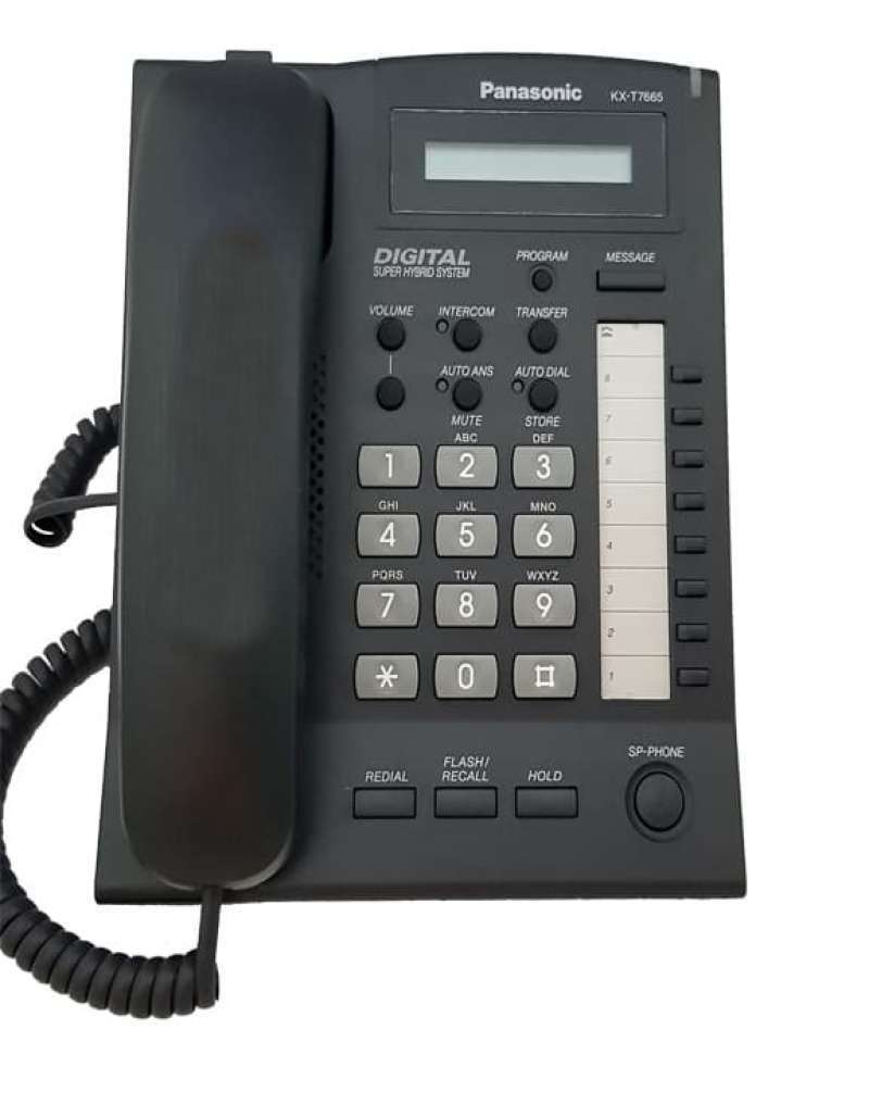 Promo Telepon Meja Kantor / Telepon Kabel Digital Panasonic Kx-T7665 ...