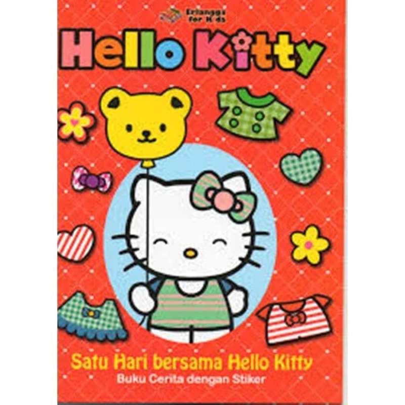 Jual Buku Cerita Dengan Stiker Hello Kitty Satu Hari Bersama Hello ...