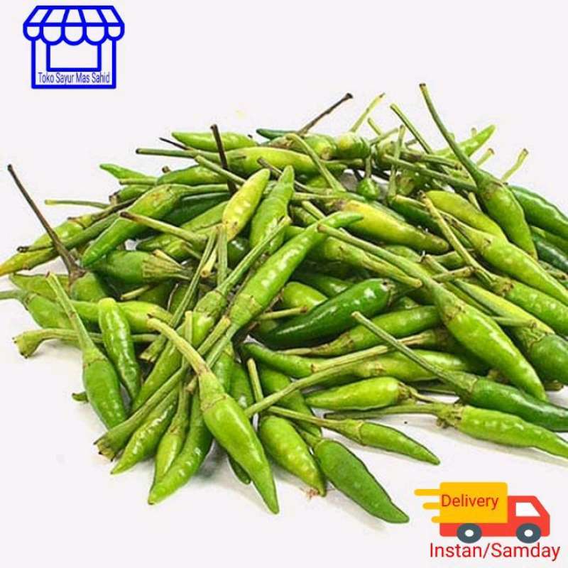 Jual Cabai Rawit Ijo Cabe Rawit ijo Kecil 100 gram di Seller Toko Sayur ...