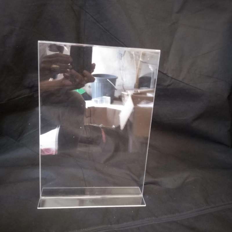 Jual Daftar menu Akrilik acrylic Hilder standing A4 21x30 cm di Seller ...